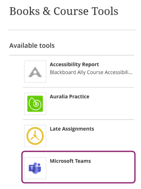 Blackboard Help » Microsoft Teams for Blackboard