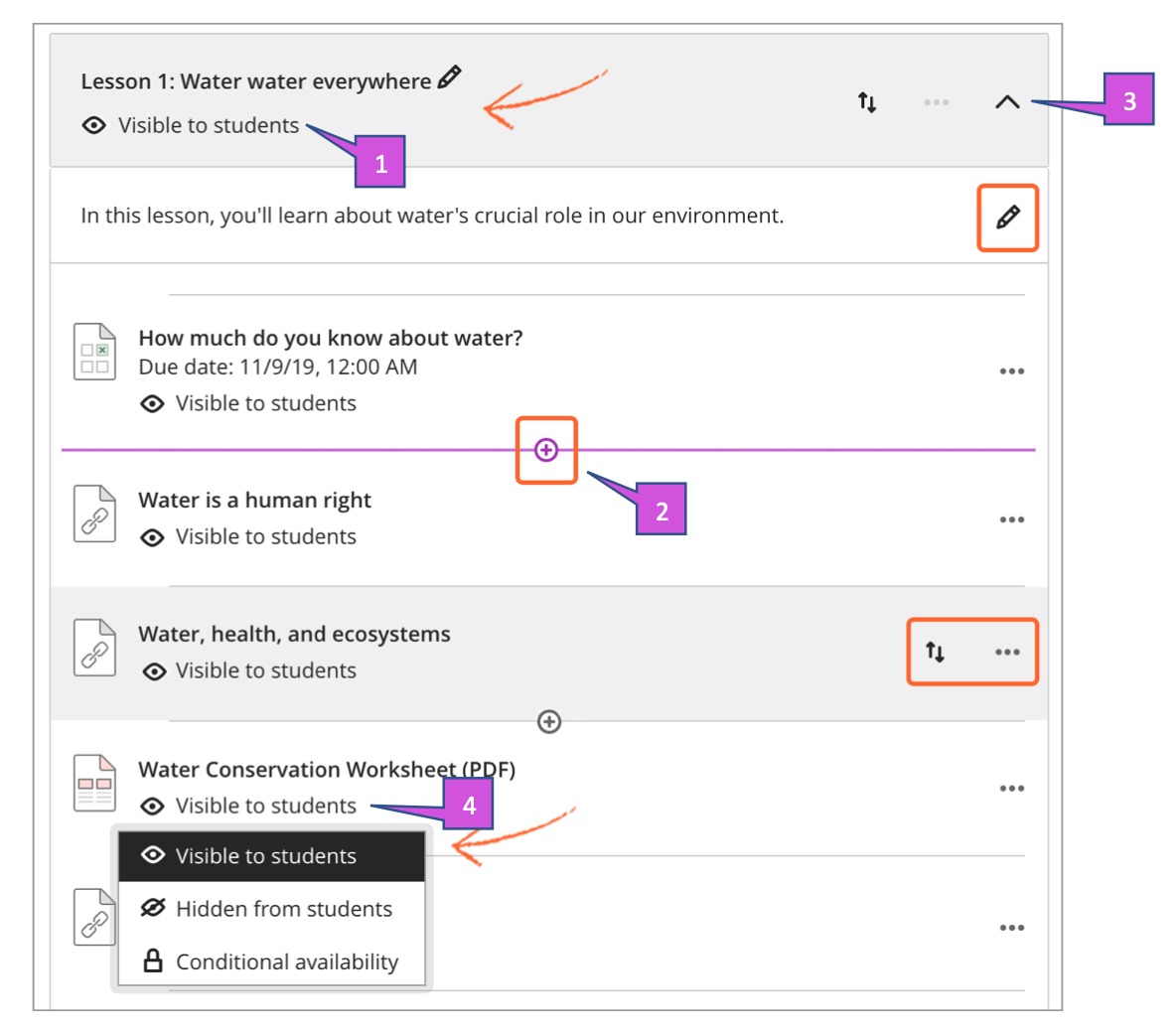 Fig.3 Sample of learning Module