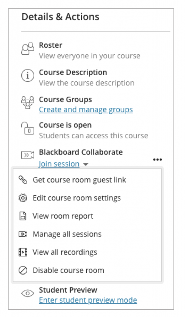 Fig. 39. Accessing Blackboard Collaborate.
