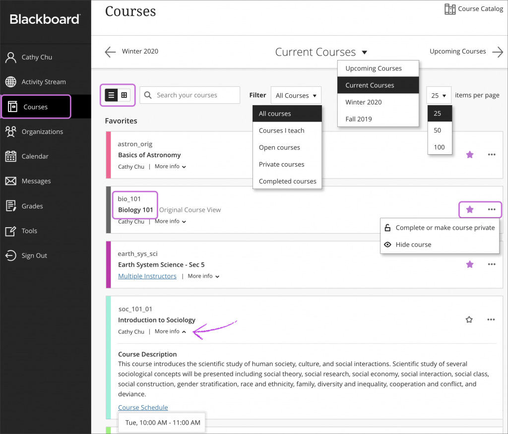 Key Information for Students