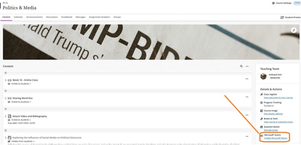 You will then be sent to the “setting up page” where you will be ...