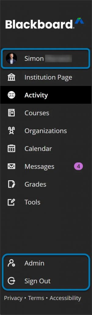 2. Course Panels Become Full-Screen Course Pages